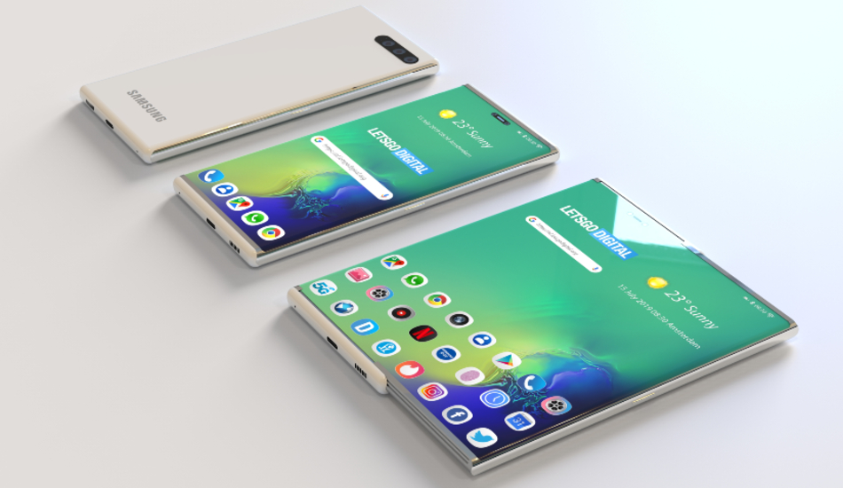 Samsung Files A Patent For A Phone With An Expandable Display