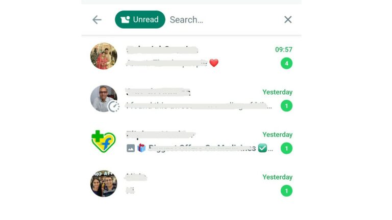 How to search unread messages in WhatsApp? An Easy to Use Guide