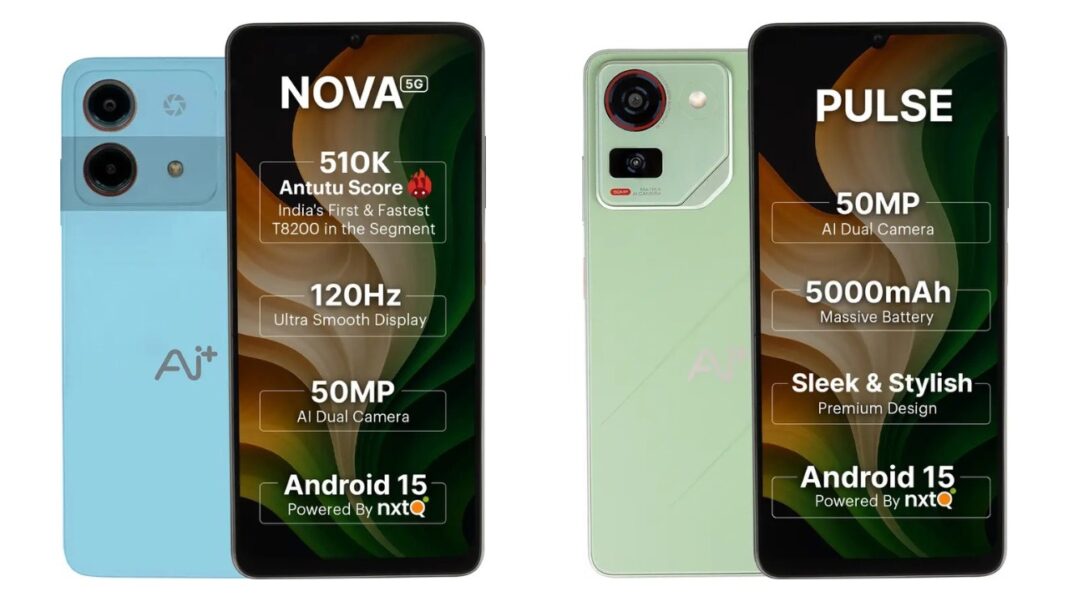 AI+ Nova 5G, AI+ Pulse Smartphones Launched in India: All Details