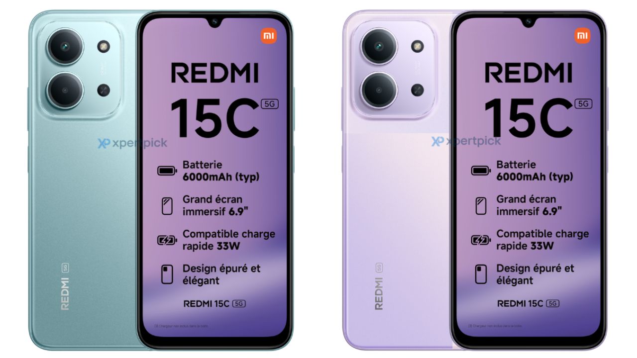 Redmi 15C 5G Renders & Specifications Leaked